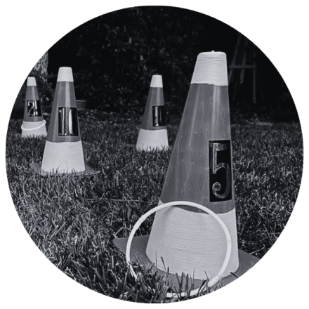 Games for Halloween: Candy Corn Ring Toss - Danelia Design