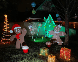 DIY Giant Outdoor Gingerbread Display - Danelia Design